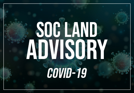 SOC Land Devt Corp | SOC LAND ADVISORY ON COVID-19